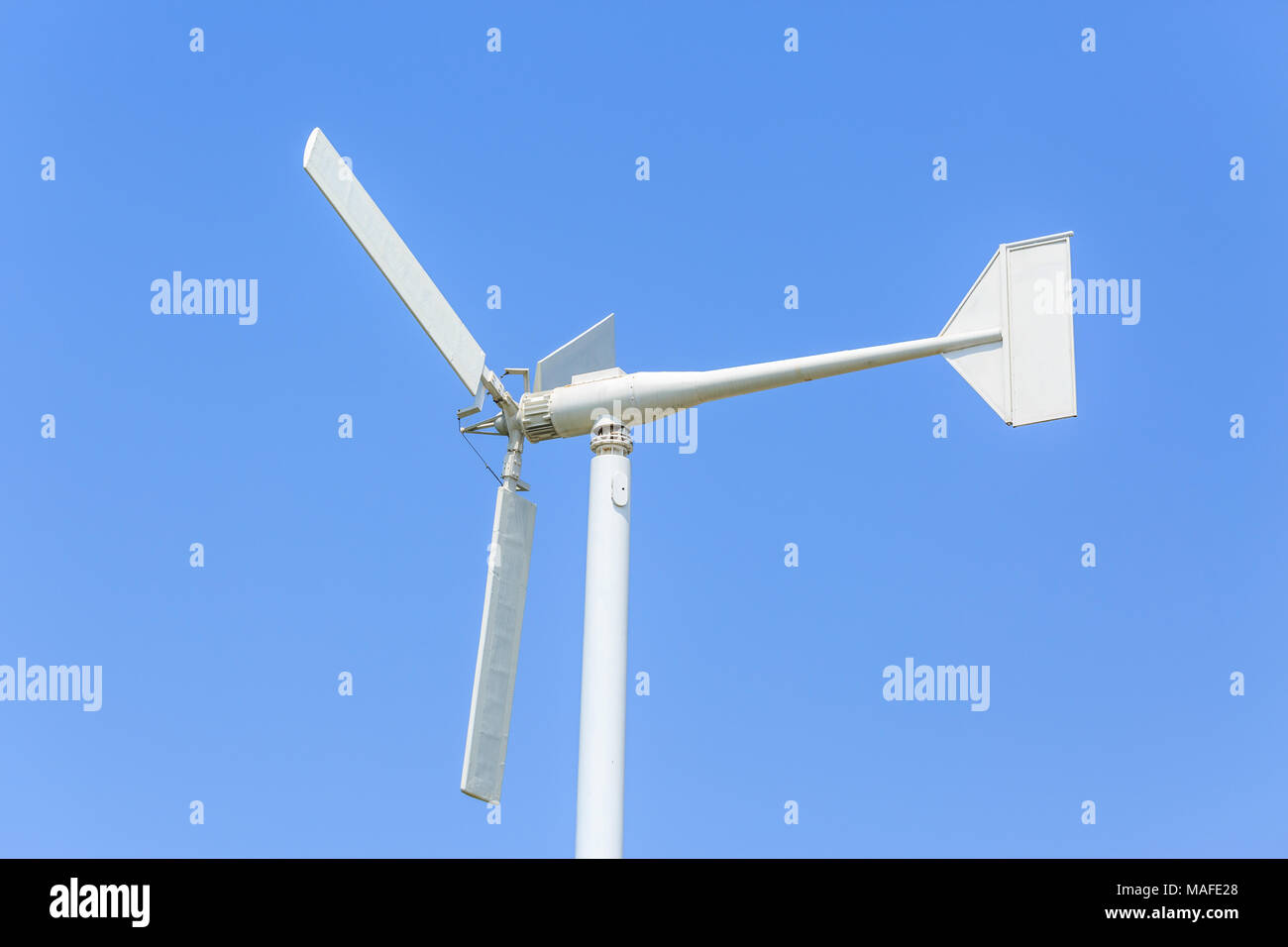 Windmill for electric power production in Thailand Stock Photo - Alamy
