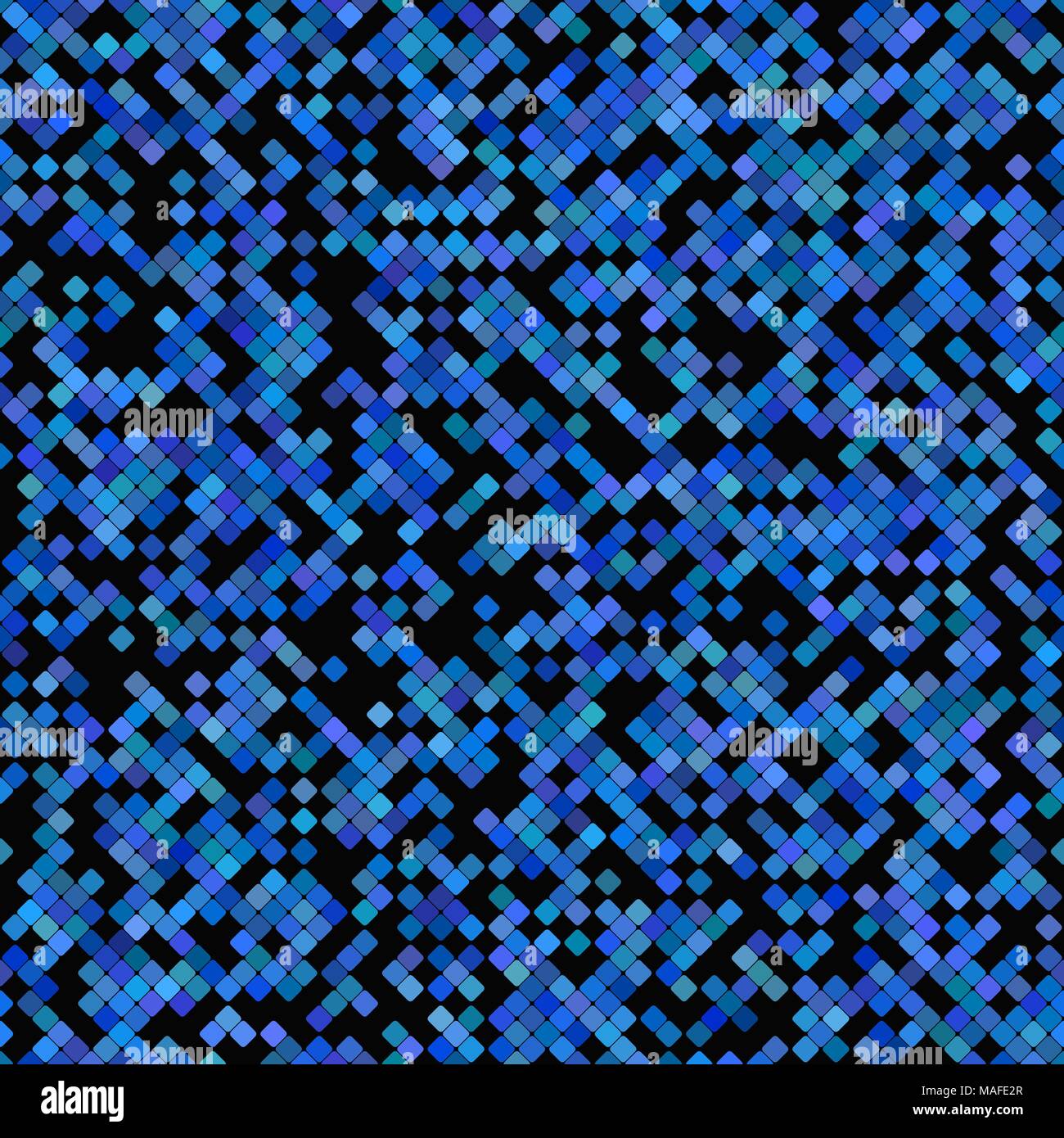 Repeating diagonal rounded square pattern - vector mosaic background graphic Stock Vector Image ...