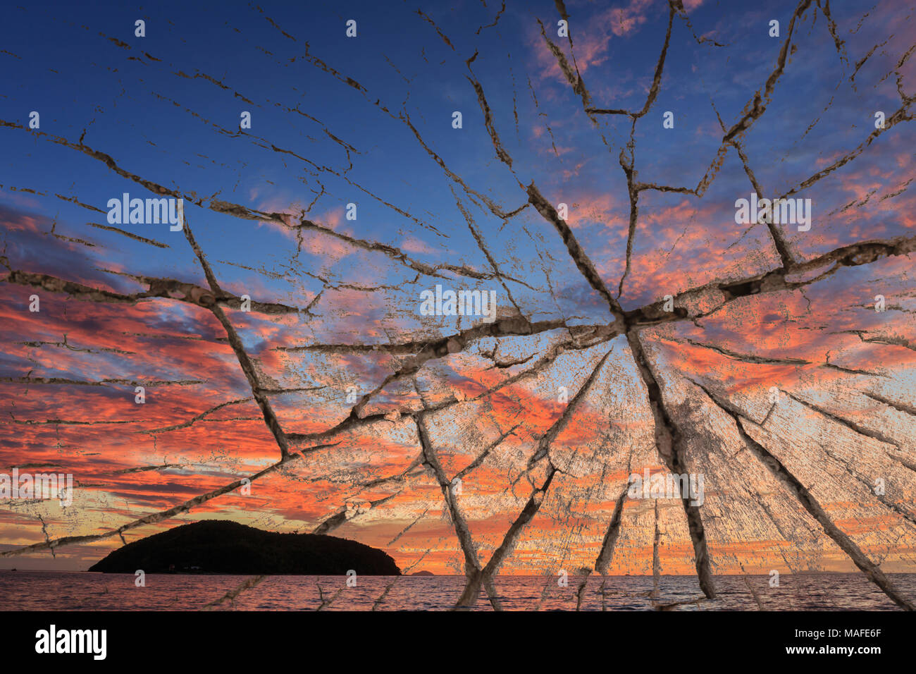 wood texture over view of sunset Stock Photo - Alamy