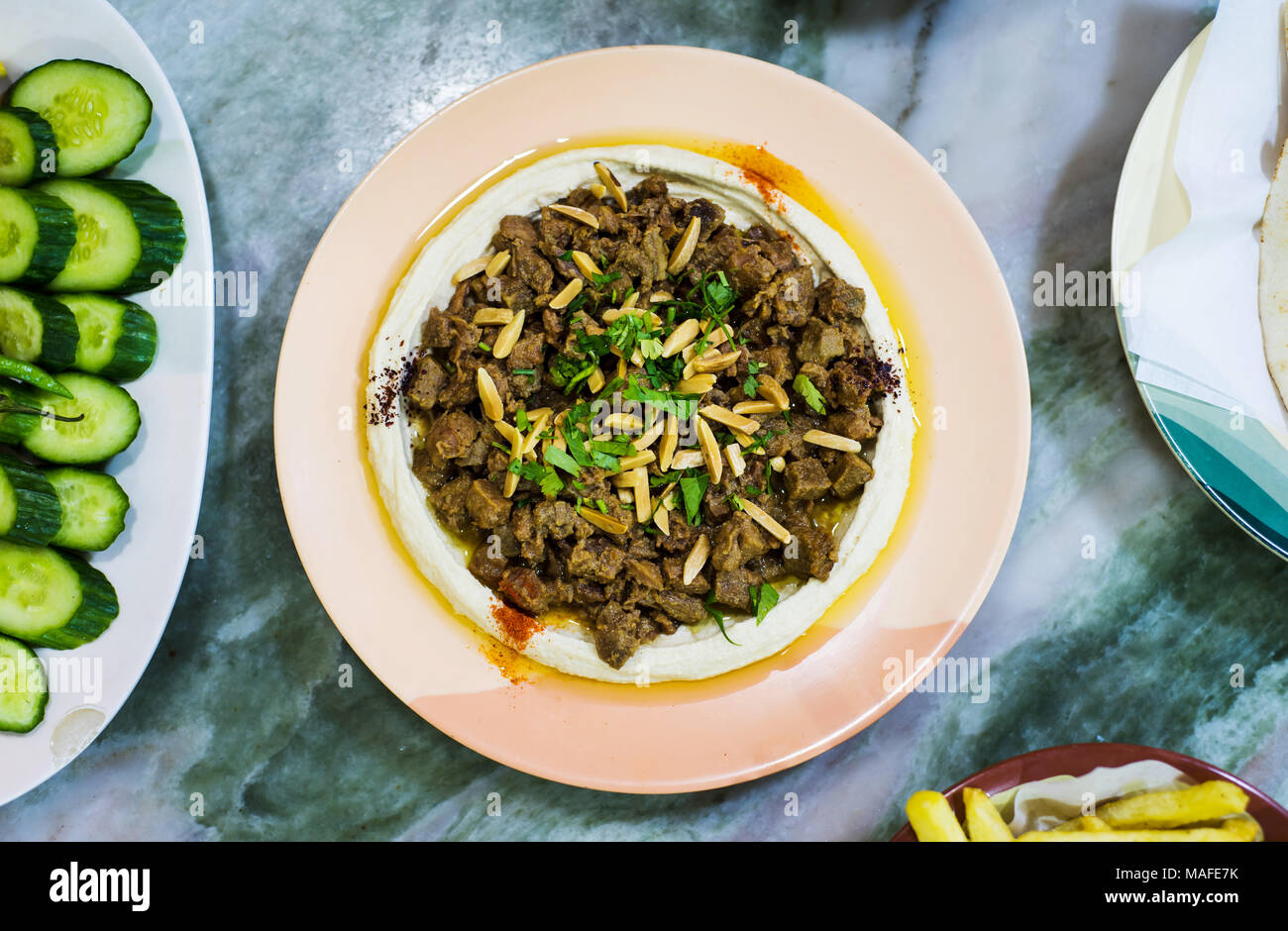 Arabic food meat hi-res stock photography and images - Alamy
