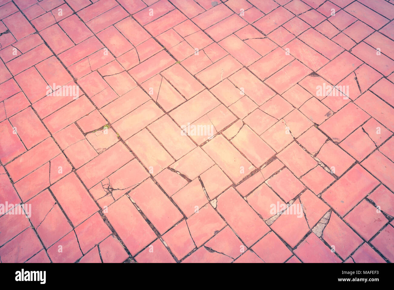 brick platform beside beach with sunset Stock Photo - Alamy