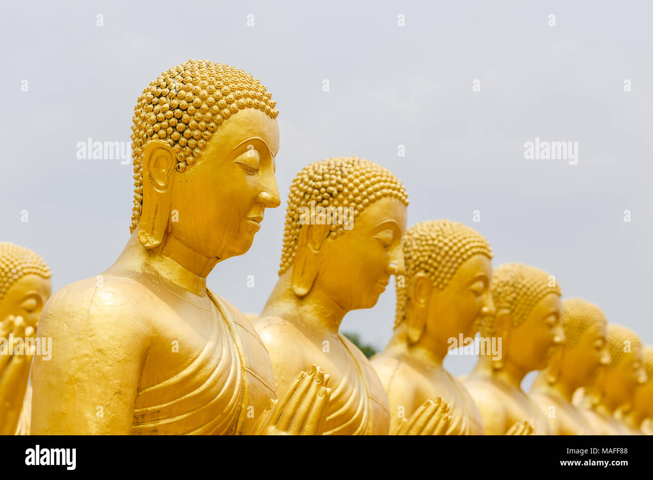 hand of Buddha Sculpture Stock Photo - Alamy