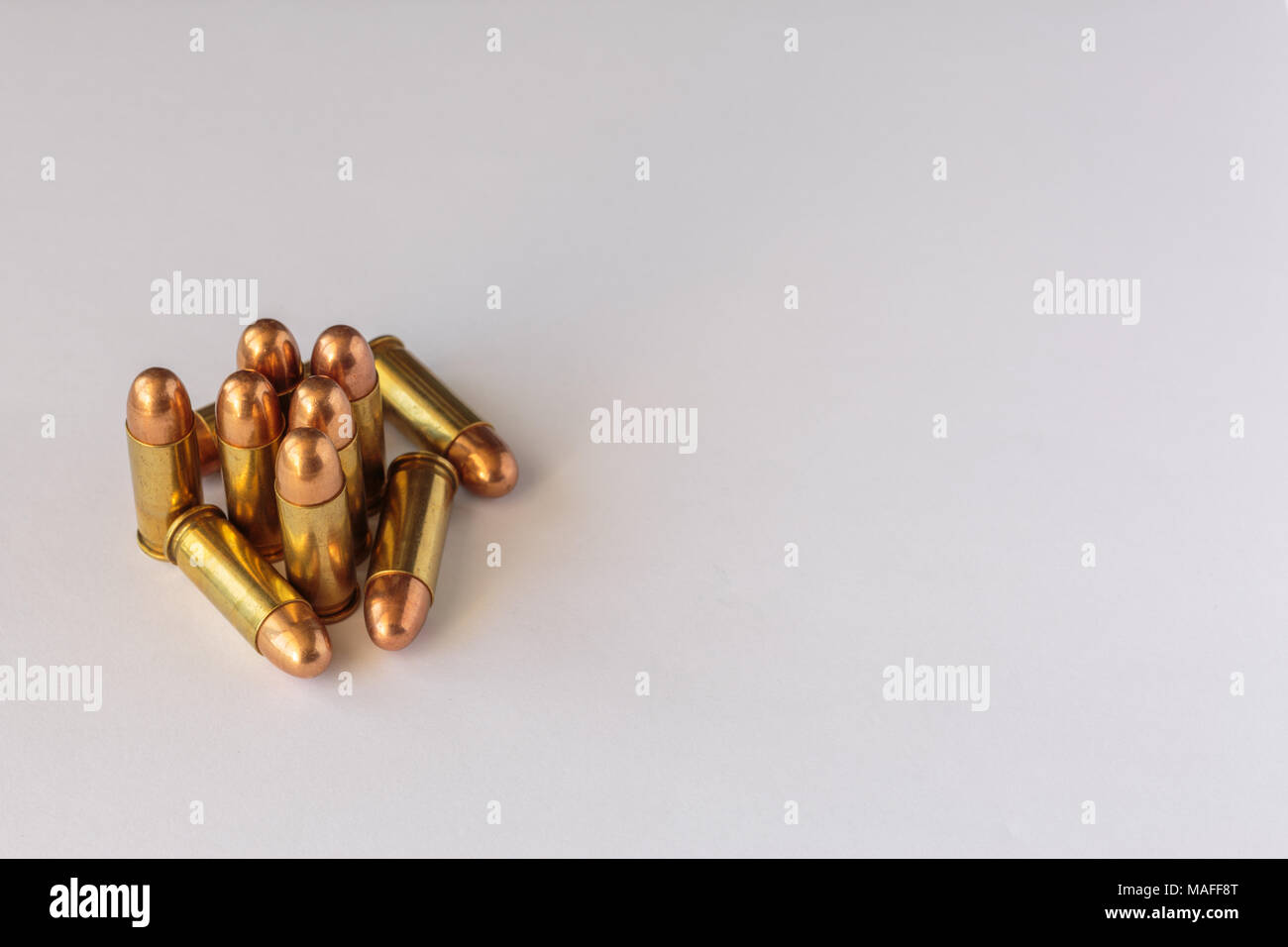bullets on white paper Stock Photo - Alamy