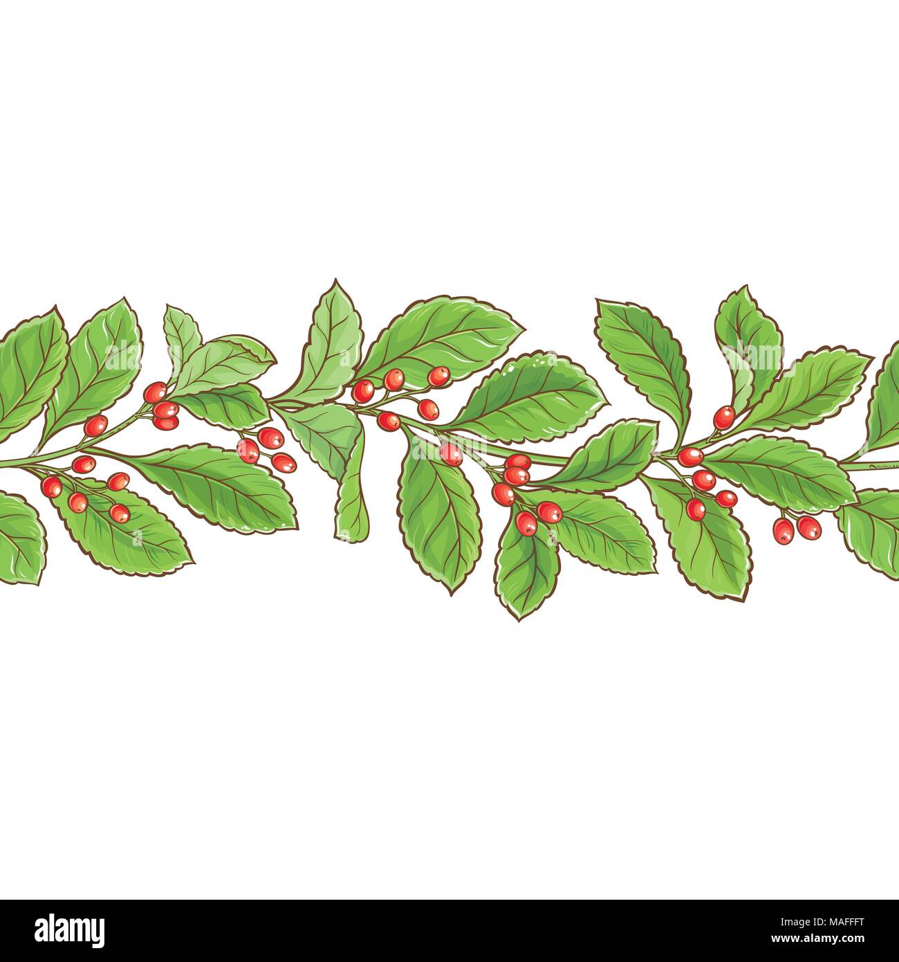 yerba mate vector pattern on white background Stock Vector Image & Art ...