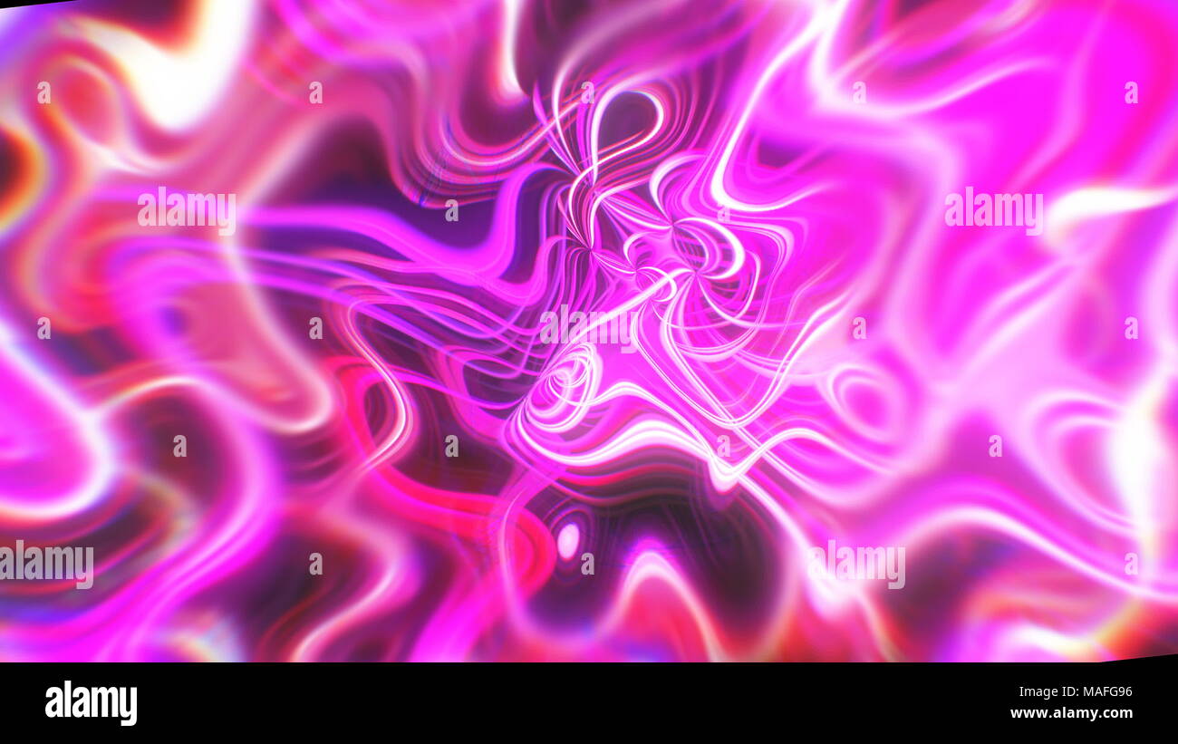 Abstract glow energy background with visual illusion and wave effects, 3d rendering computer ...
