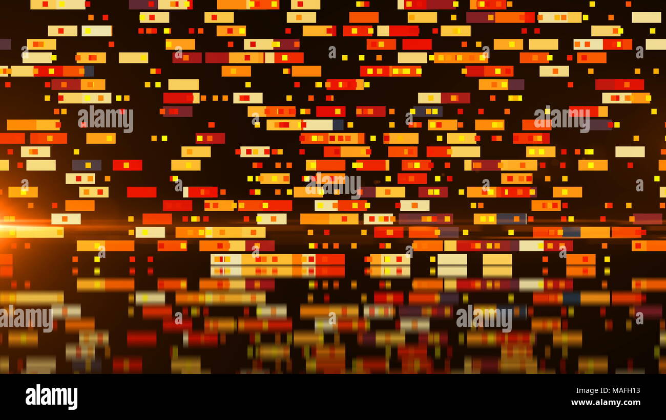 Abstract technology with many rectangles background, surface with ...