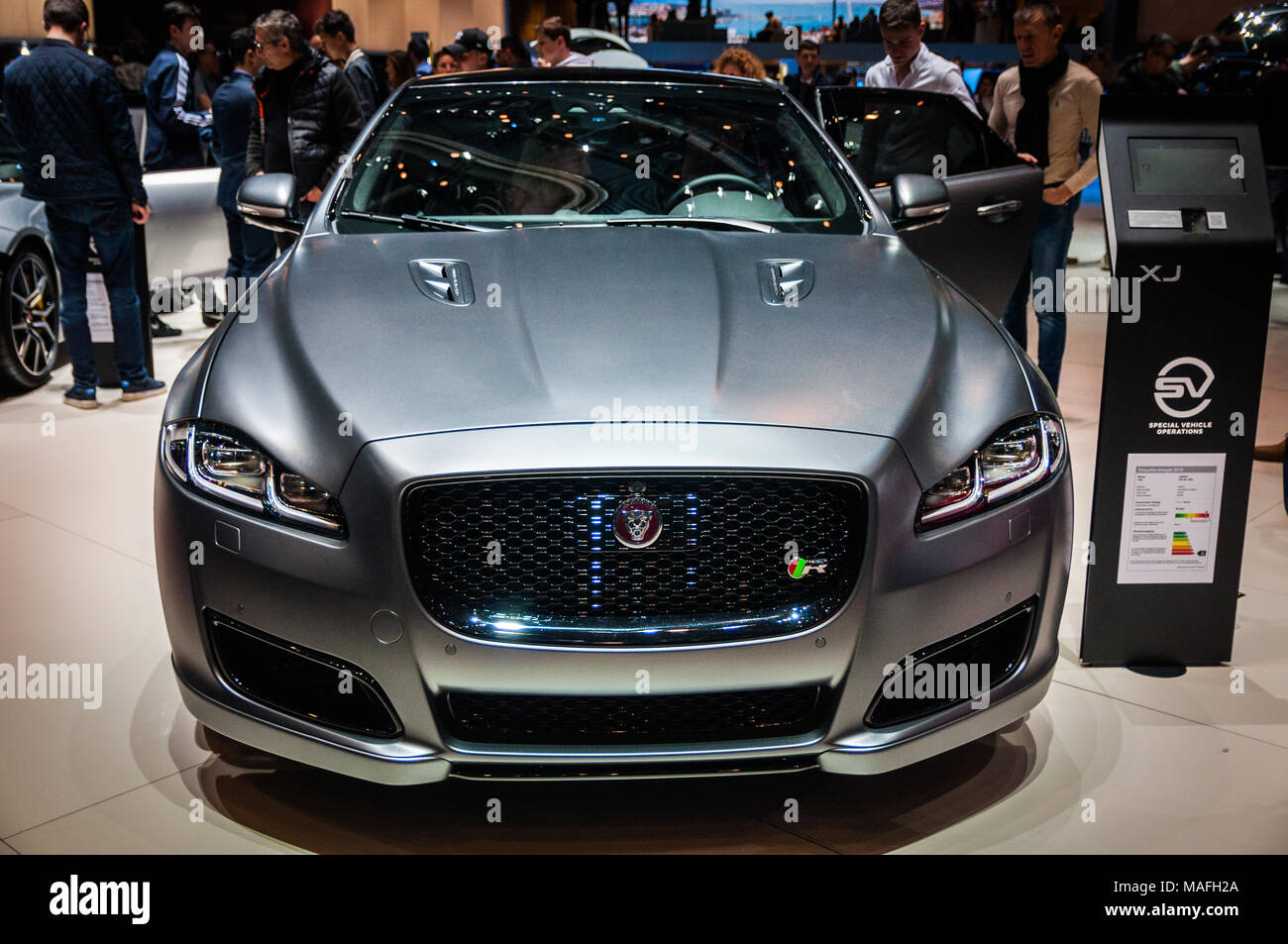 Switzerland, March 2018 - magnificent cars and hypercars on display at ...