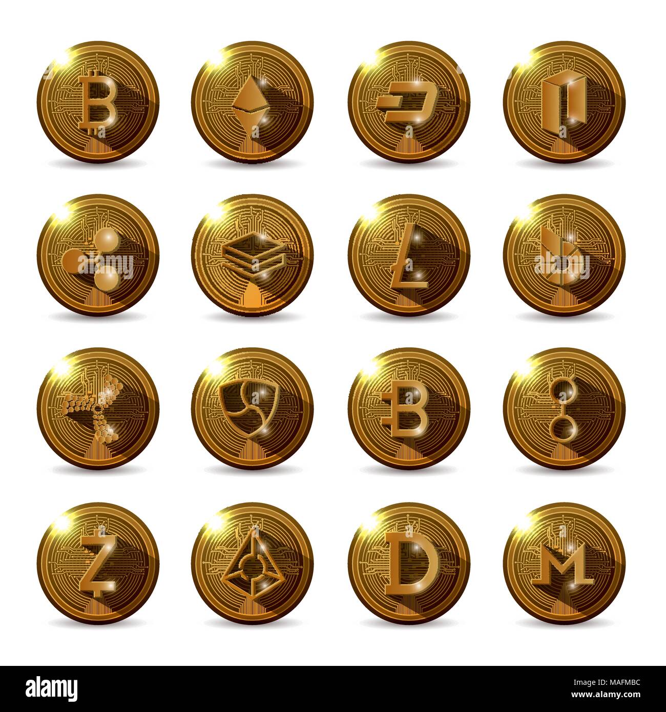 Cryptocurrency dogecoin Cut Out Stock Images & Pictures - Alamy