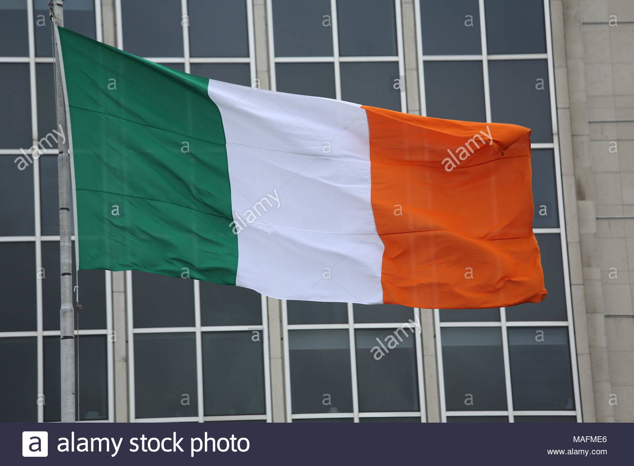 The flag of the Republic of Ireland, commonly referred to as the ...