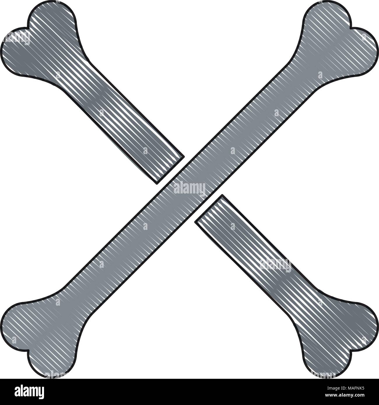 Two crossed bones hi-res stock photography and images - Alamy