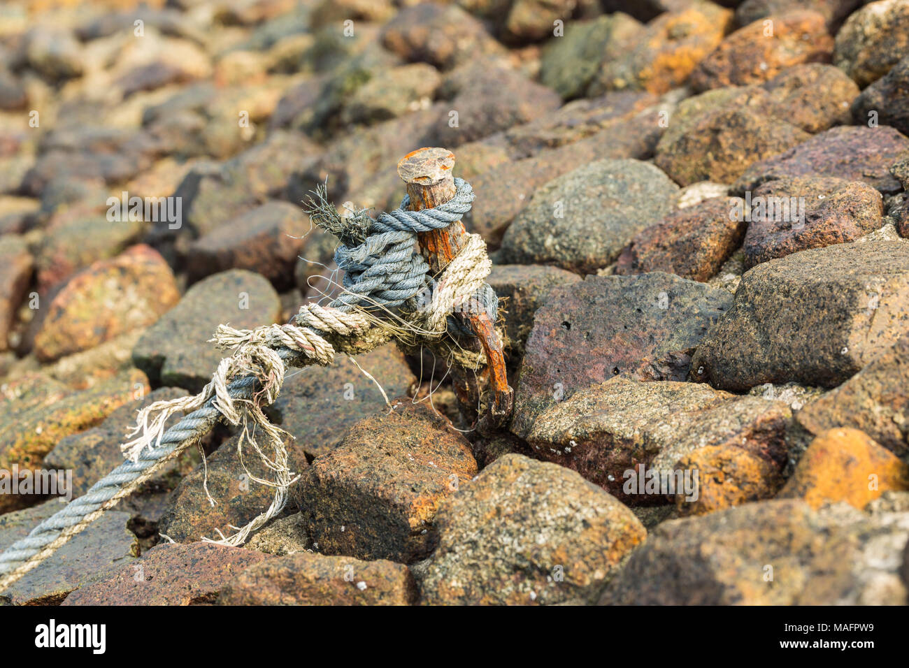 Old steel cable damaged hi-res stock photography and images - Alamy