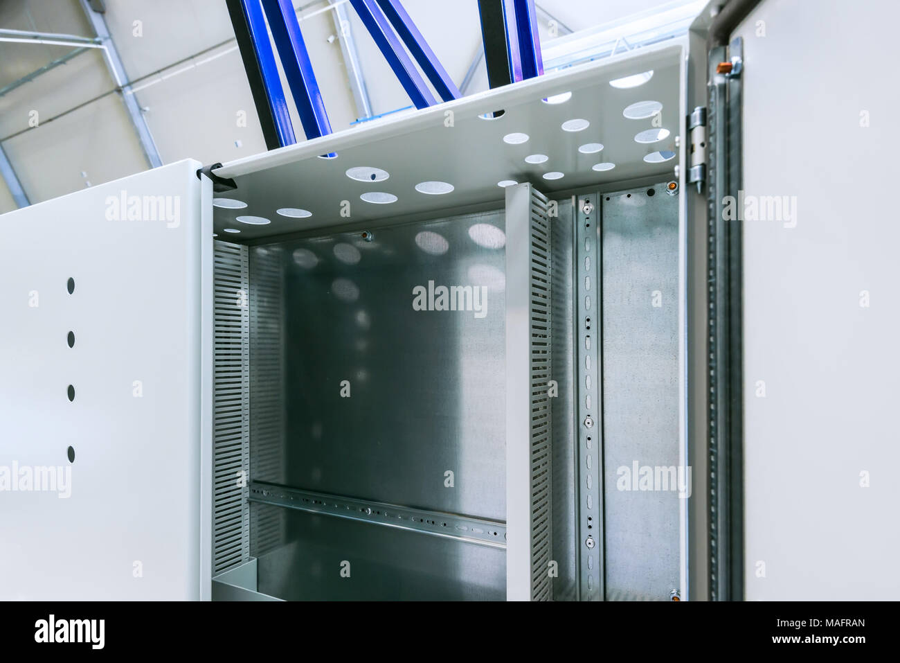 Industrial enclosure cabinet for electrical equipment with lamp and ...