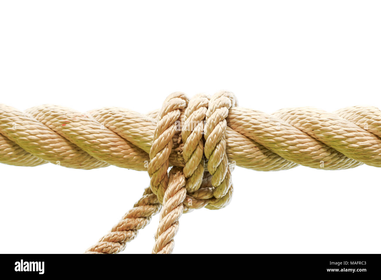 Rope isolated on white background Stock Photo - Alamy