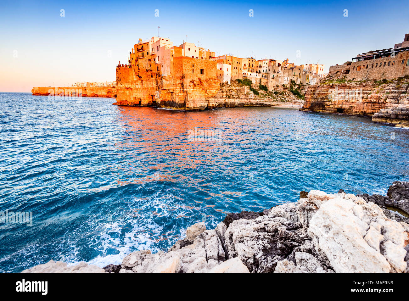 Italy apulia polignano mare beach hi-res stock photography and images ...