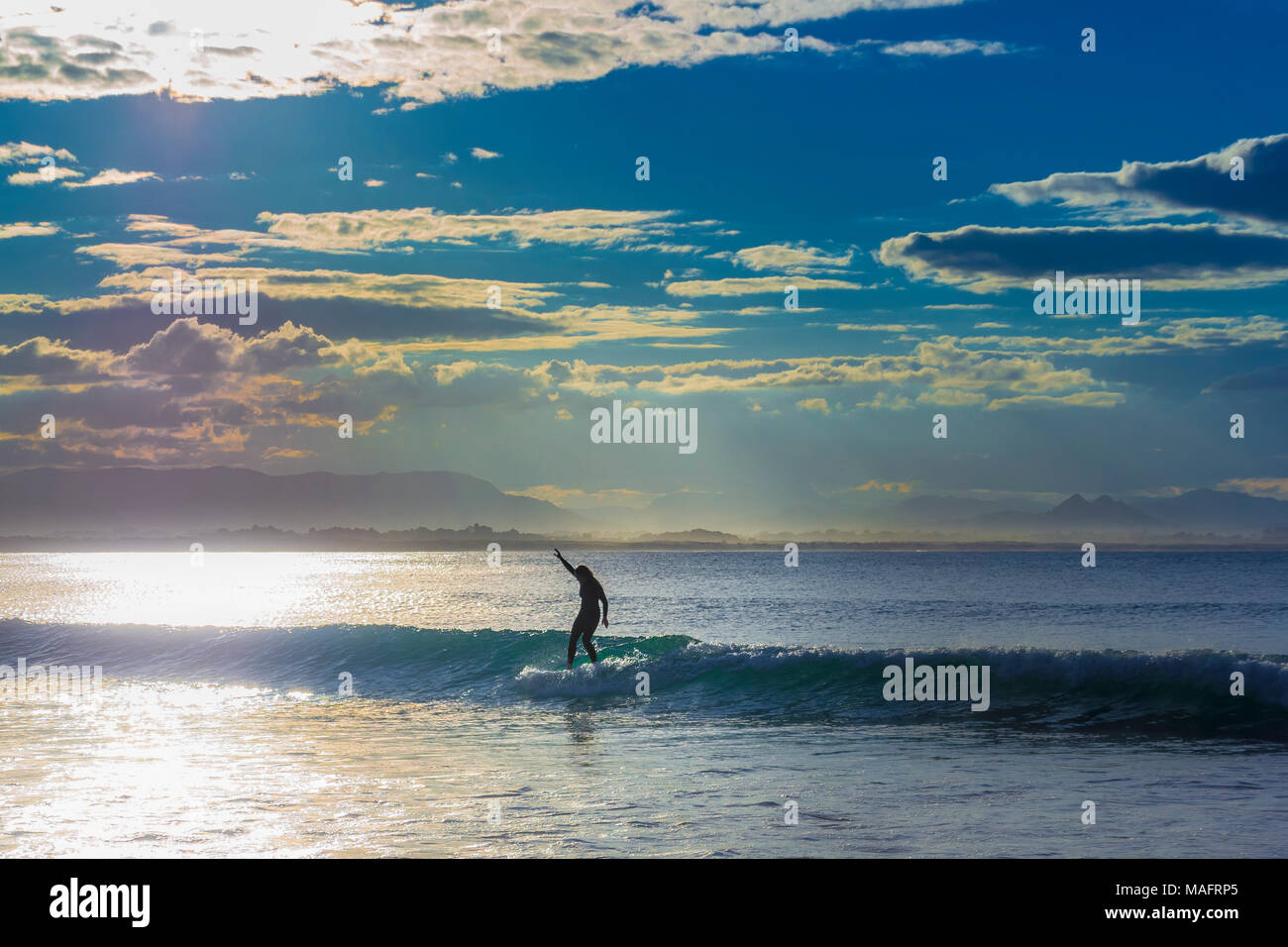 Backlit of a surfer hi-res stock photography and images - Alamy