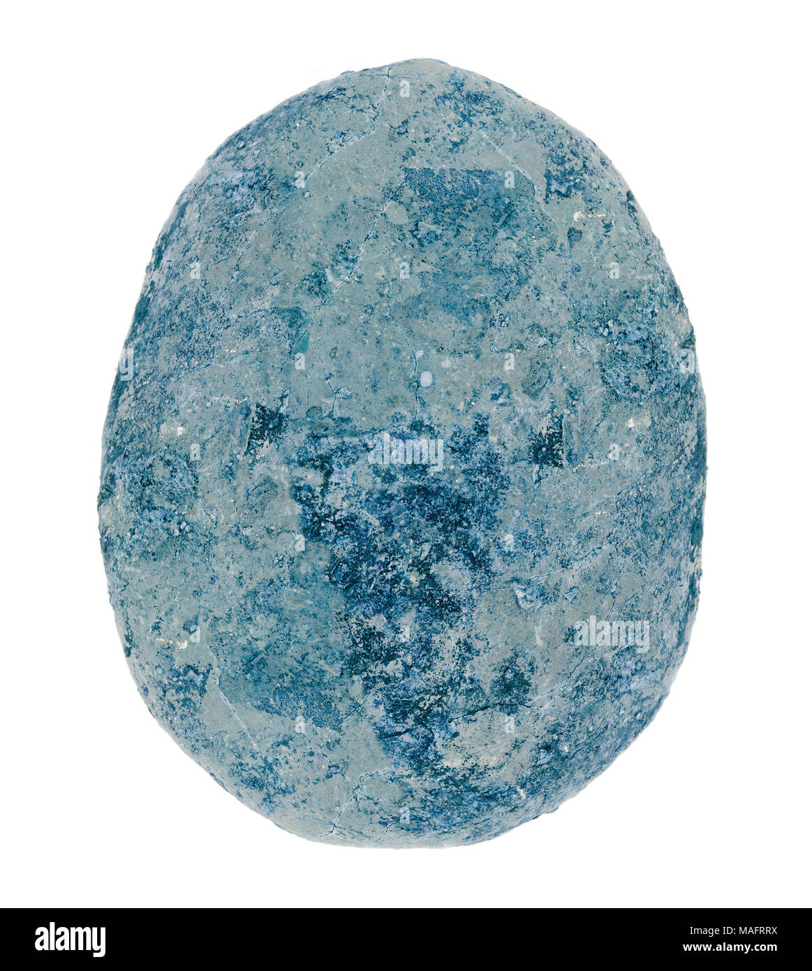 blue round shape stone or rock isolated on white Stock Photo - Alamy