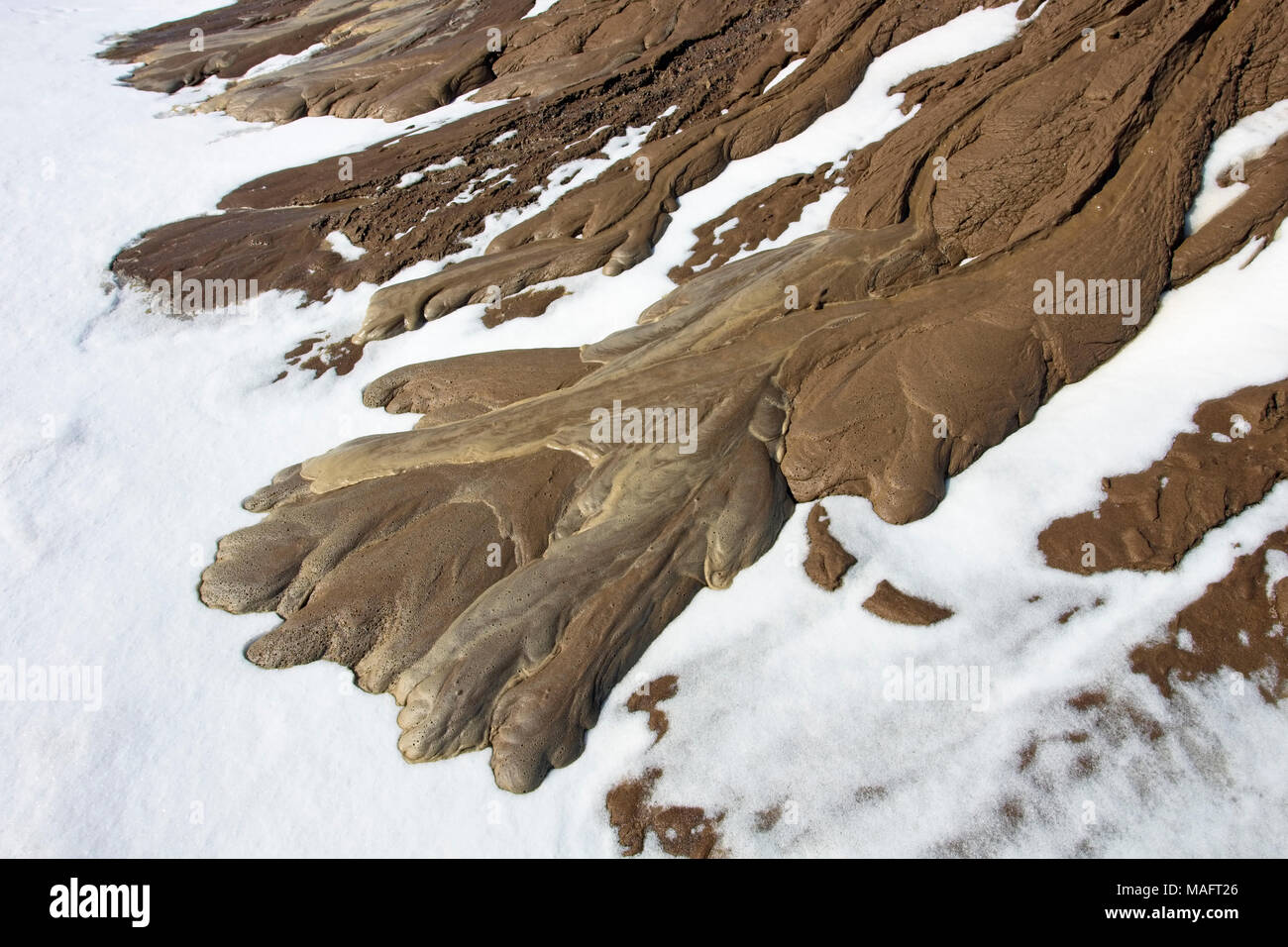 melting mud in sunny spring daylight Stock Photo - Alamy