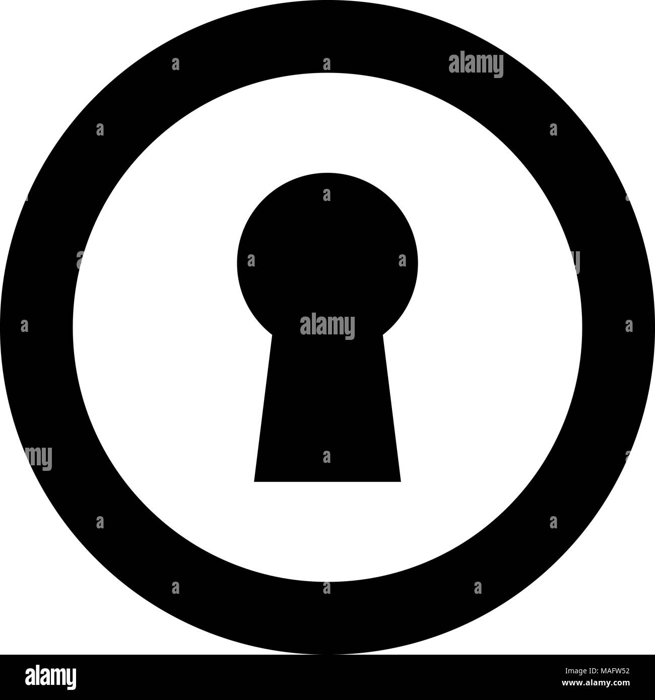 Keyhole Icon Stock Photos & Keyhole Icon Stock Images - Alamy