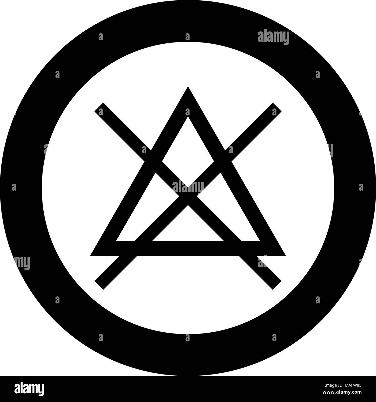 Bleach symbol Black and White Stock Photos & Images - Alamy