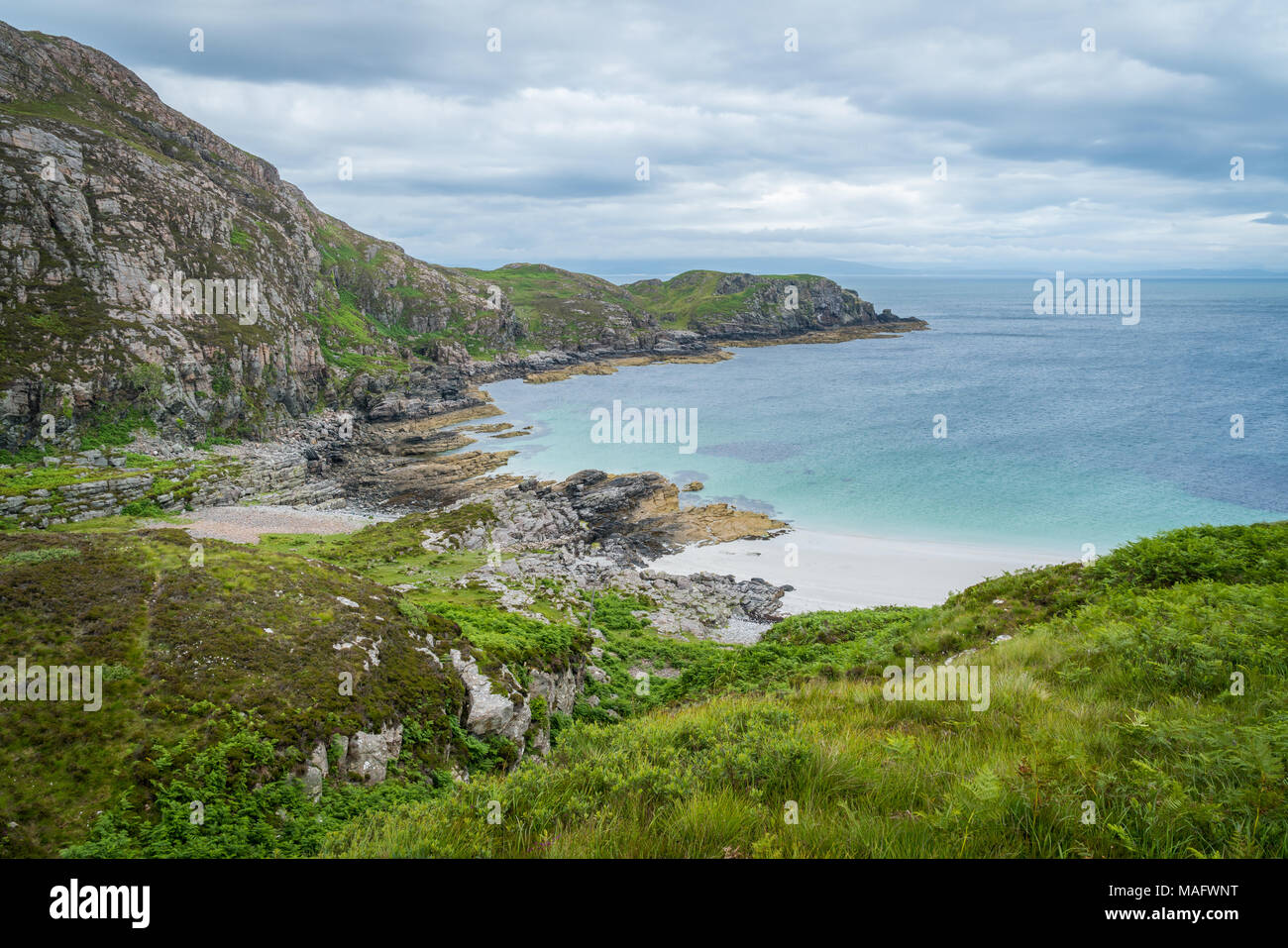 Scenic landscape in Point of Sleat, the southernmost point of Skye ...