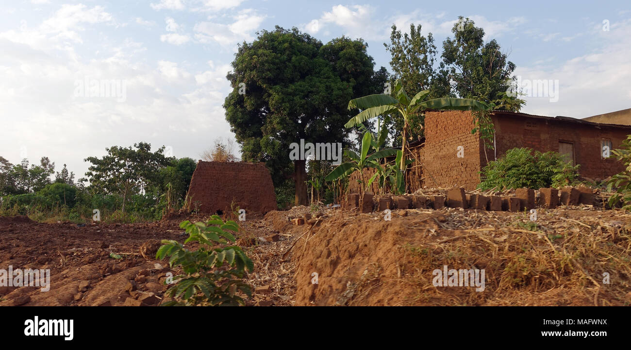 Brick making factory Uganda, East Africa Stock Photo - Alamy