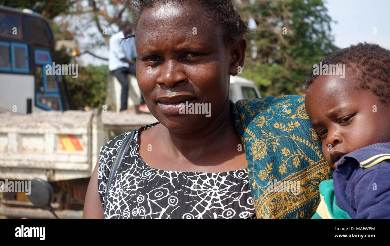 Family,Uganda, East Africa Stock Photo - Alamy