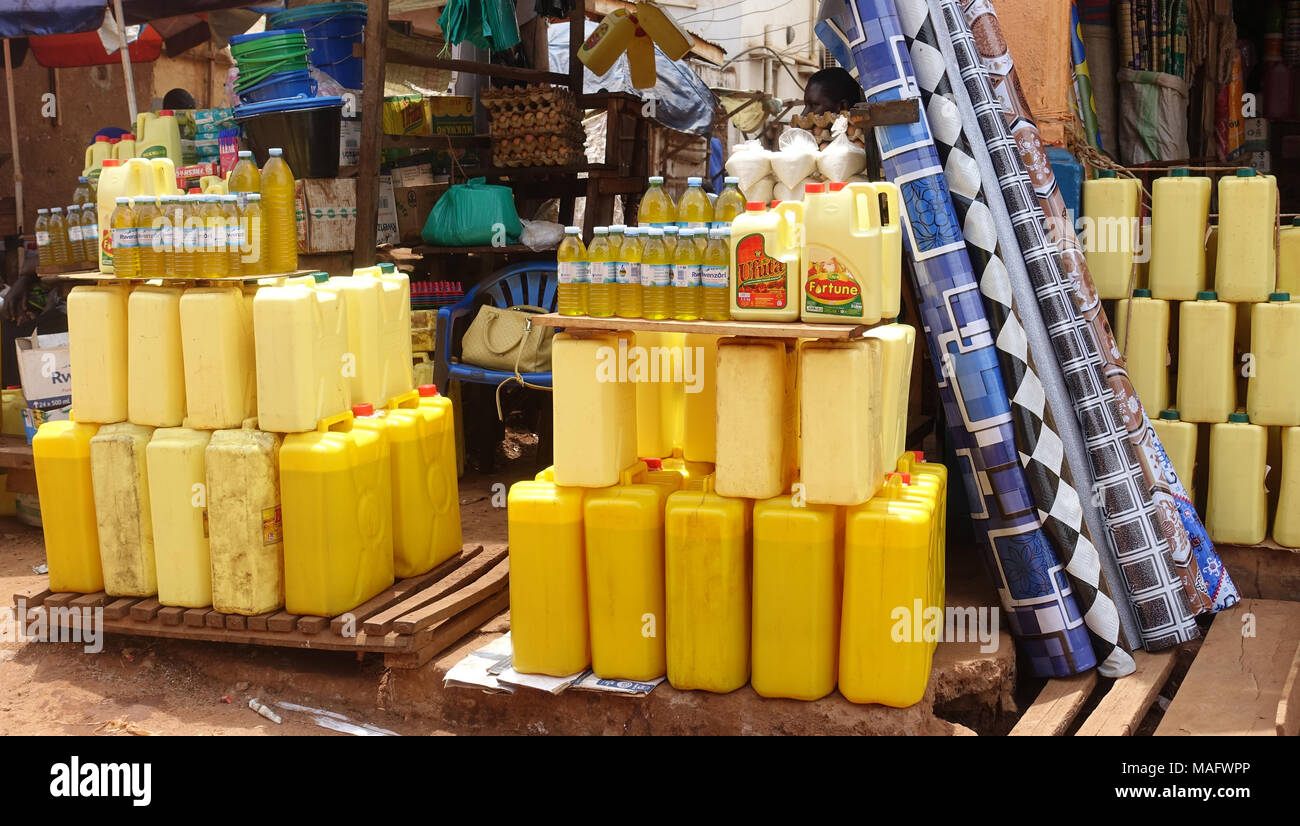 Petrol containers Uganda, East Africa Stock Photo - Alamy