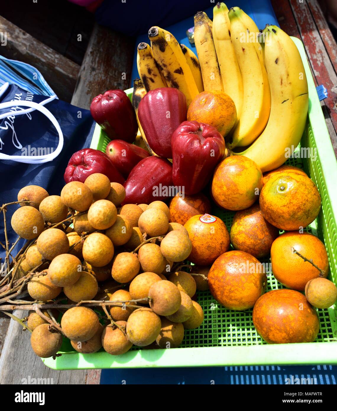 Fresh fruit for teh day out exploring Stock Photo - Alamy