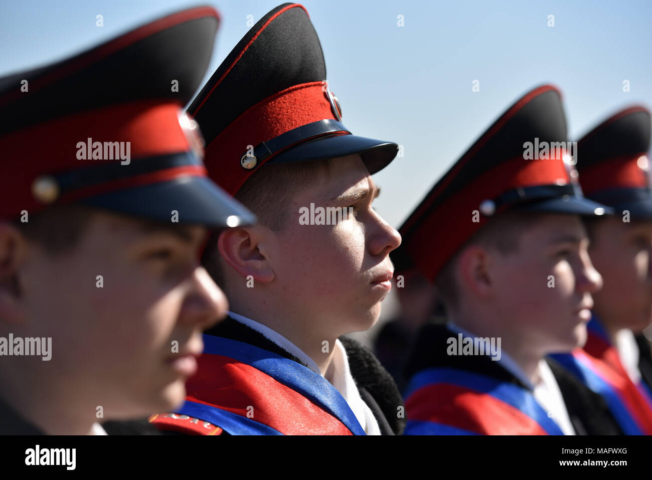 Young russian military school cadet hi-res stock photography and images ...