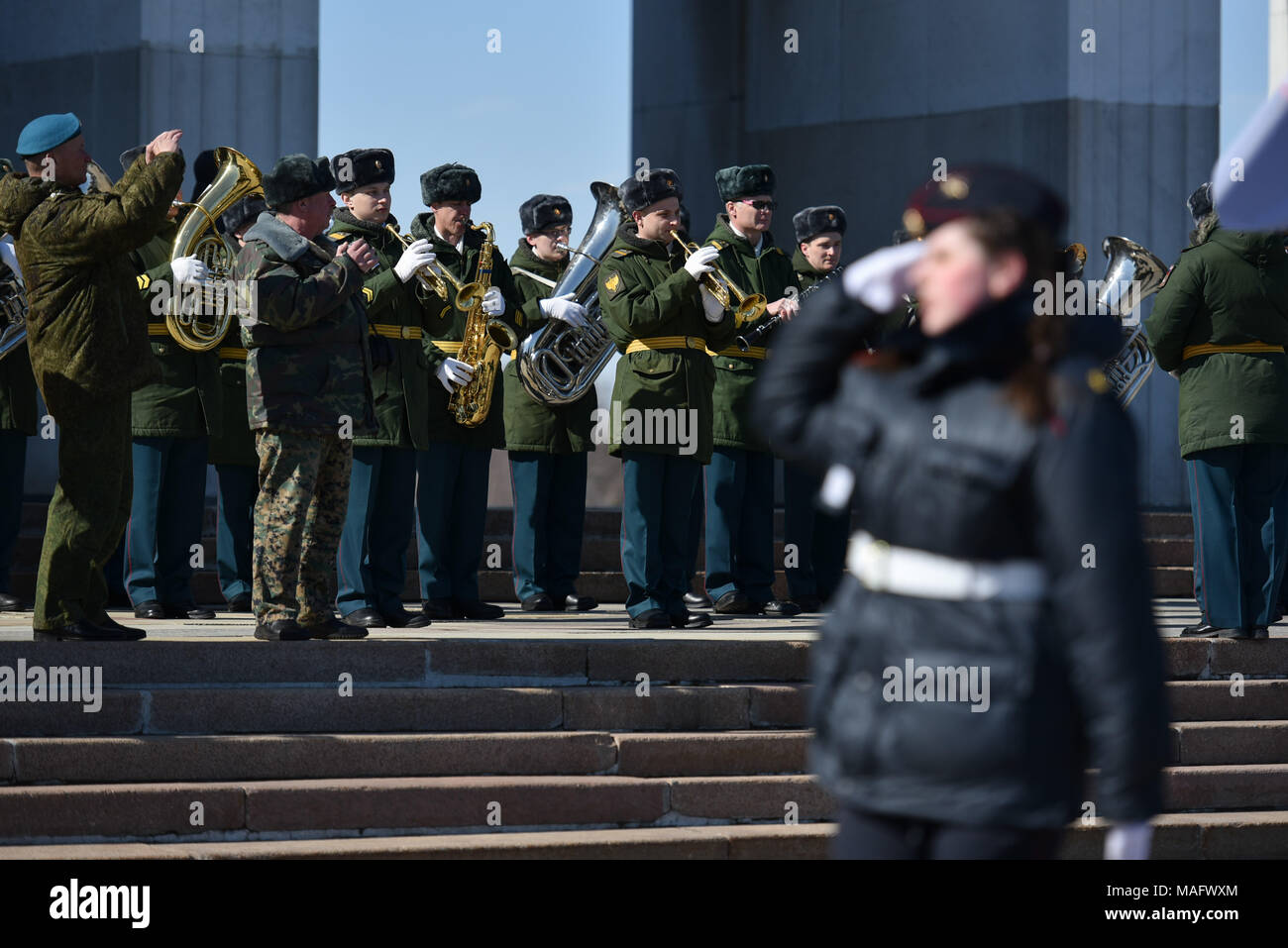 Young russian military school cadet hi-res stock photography and images ...