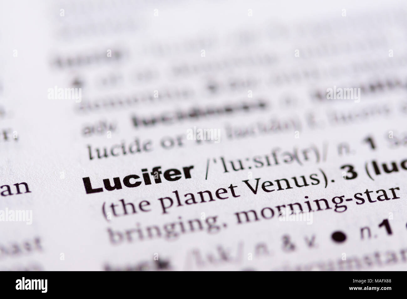 Lucifer angel hi-res stock photography and images - Alamy