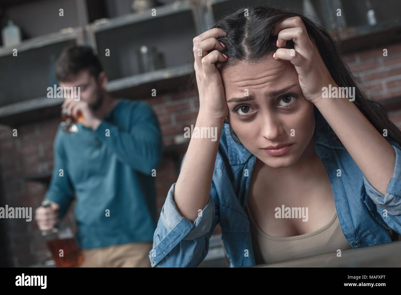 Alcohol family problems hi-res stock photography and images - Alamy