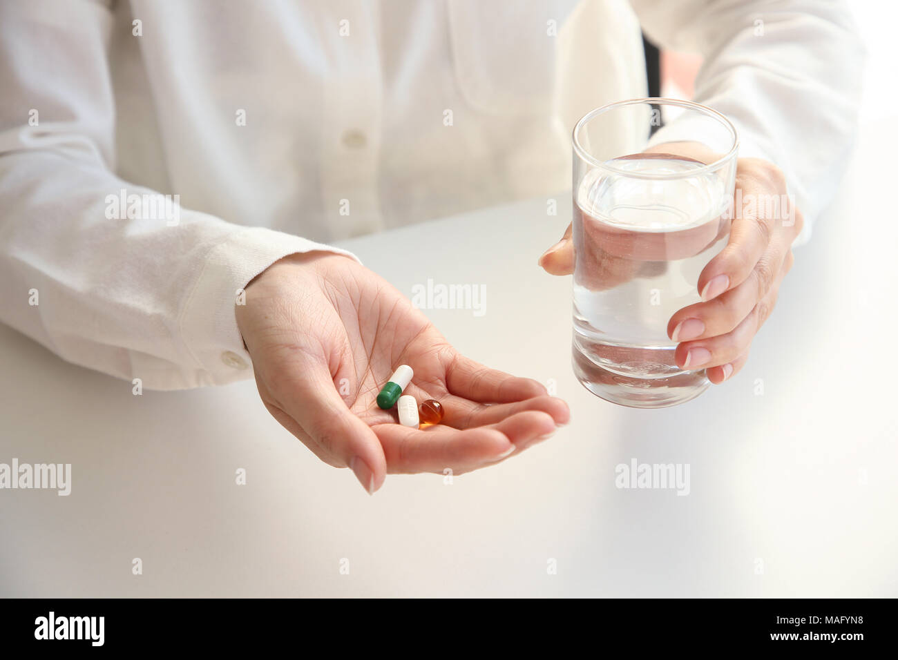 Hand gestures photo. Hand signals or signs use to communicate. 076 ...