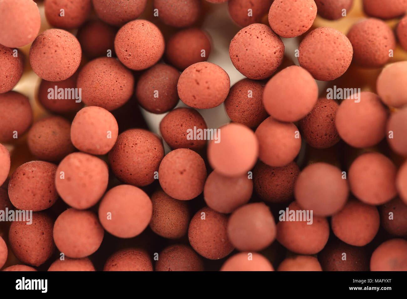 Various microscopic images, the surface of a particular object ...