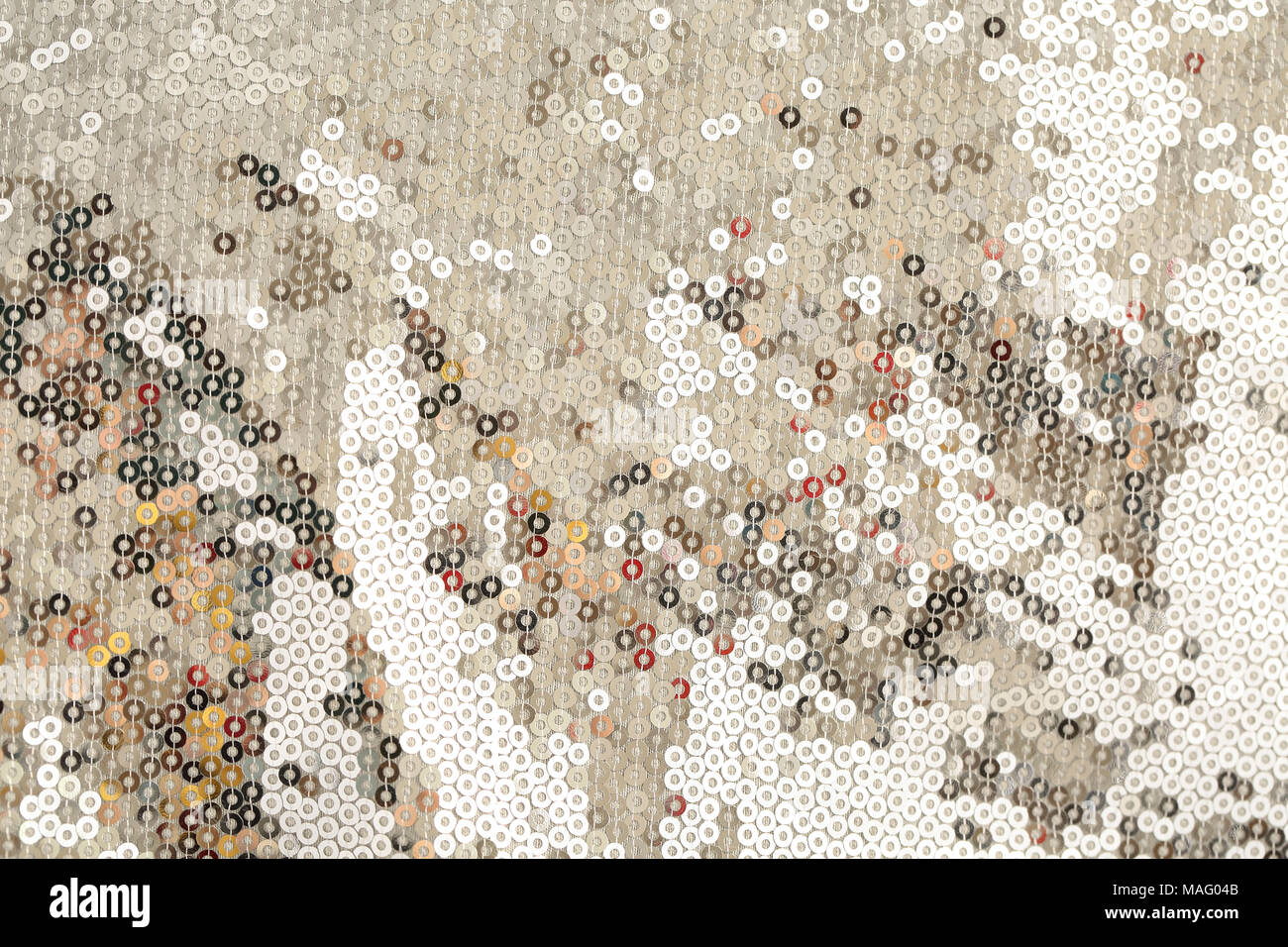 Various microscopic images, the surface of a particular object ...