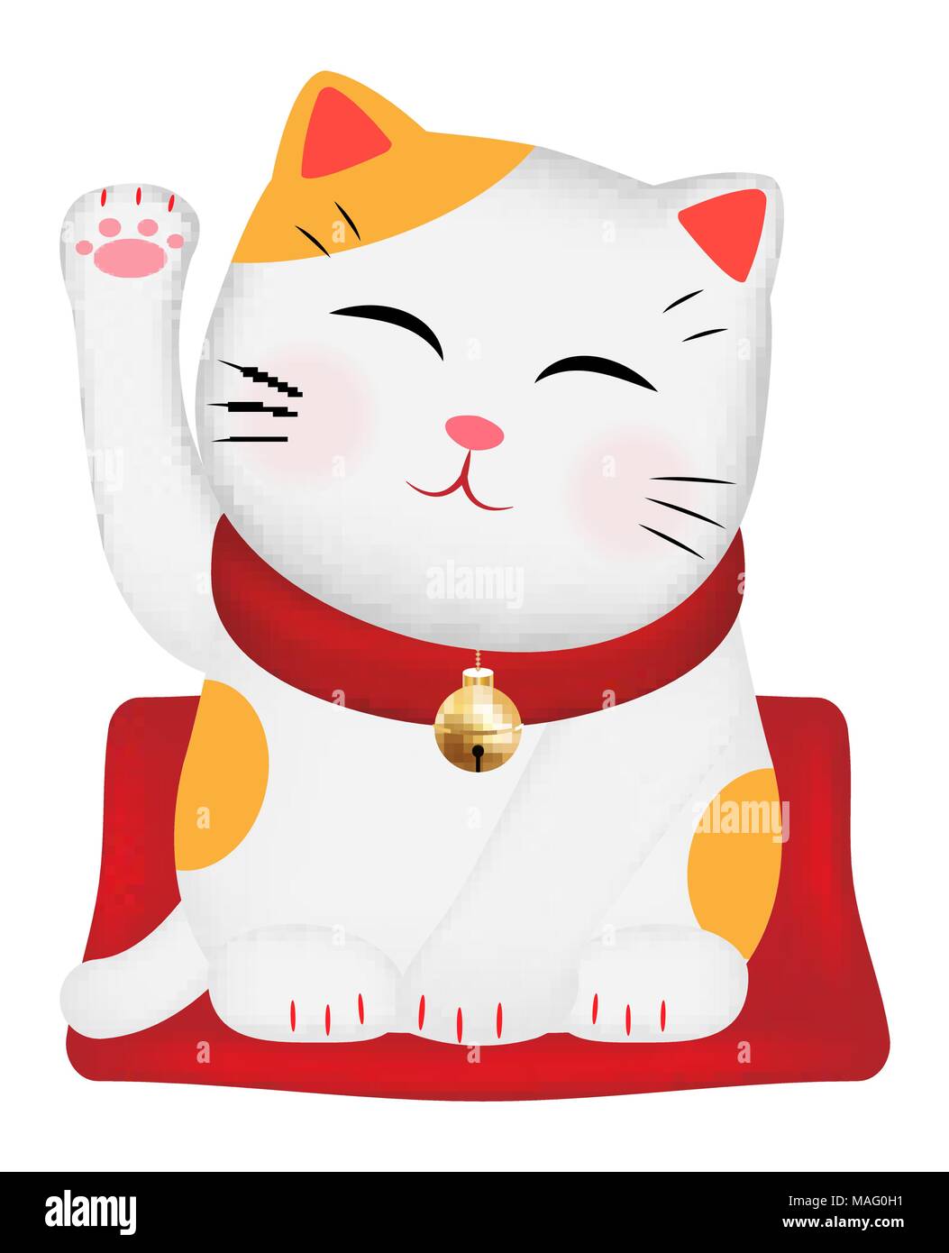 Neko cat Stock Vector Images - Alamy