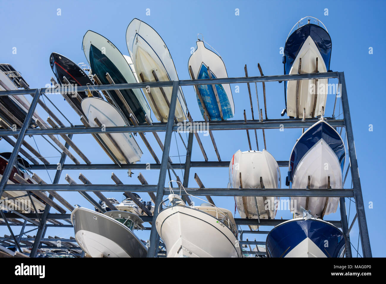 Dry stack marina hi-res stock photography and images - Alamy