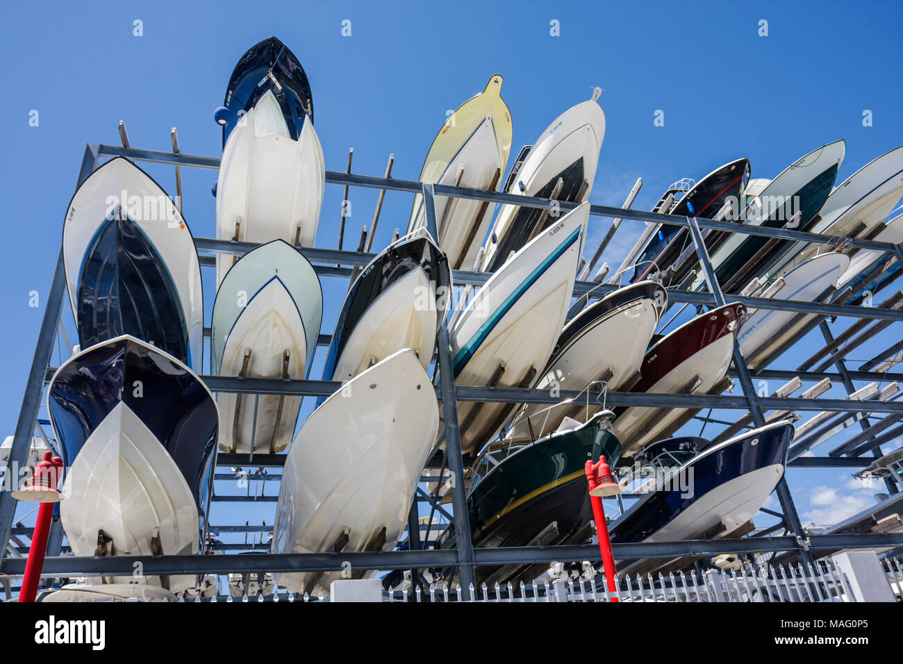 Miami Florida,Coconut Grove,marina,dry dock,dry stack storage,boat,hull ...