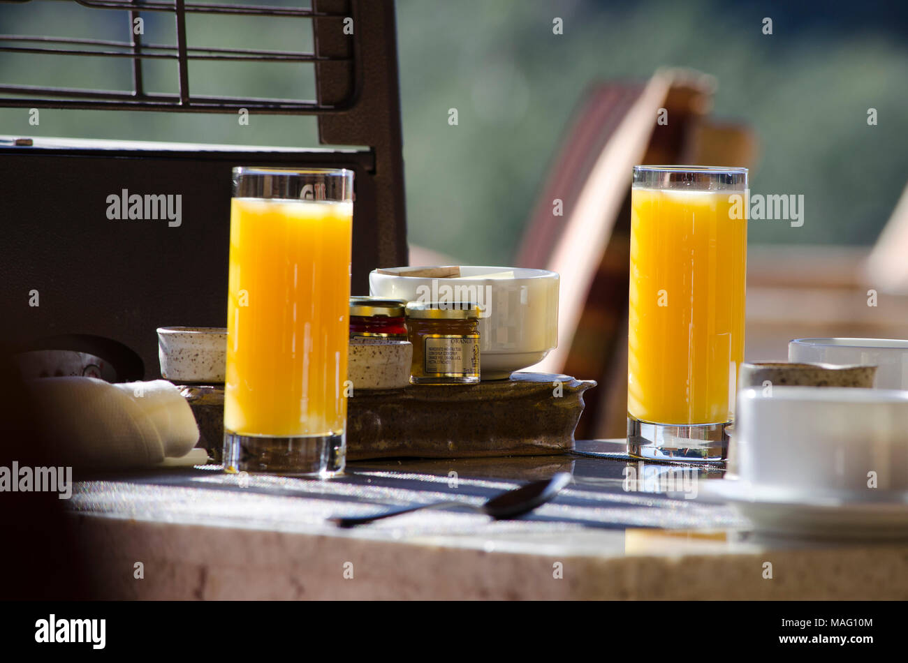 Fine dining breakfast hi-res stock photography and images - Alamy