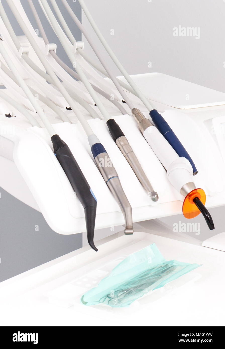 Dental instruments, tools and accessories for using by dentists, modern ...