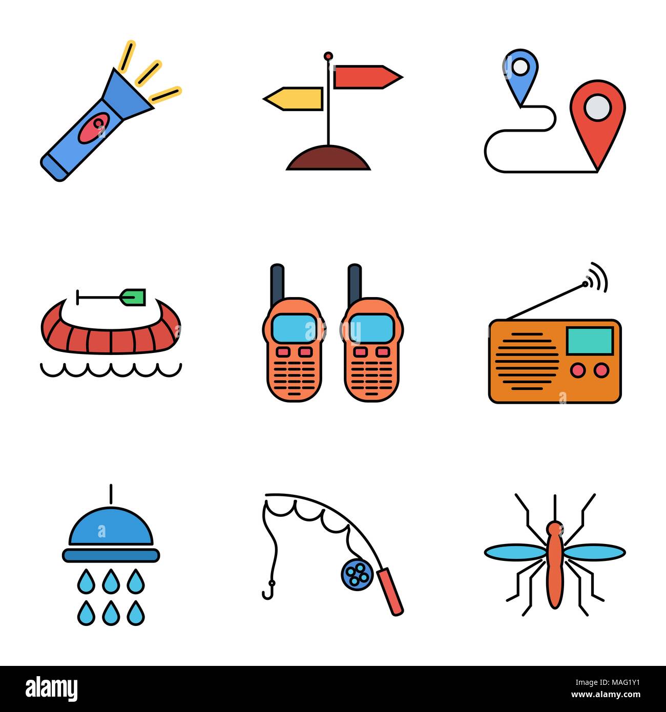 Canoe place Stock Vector Images - Alamy