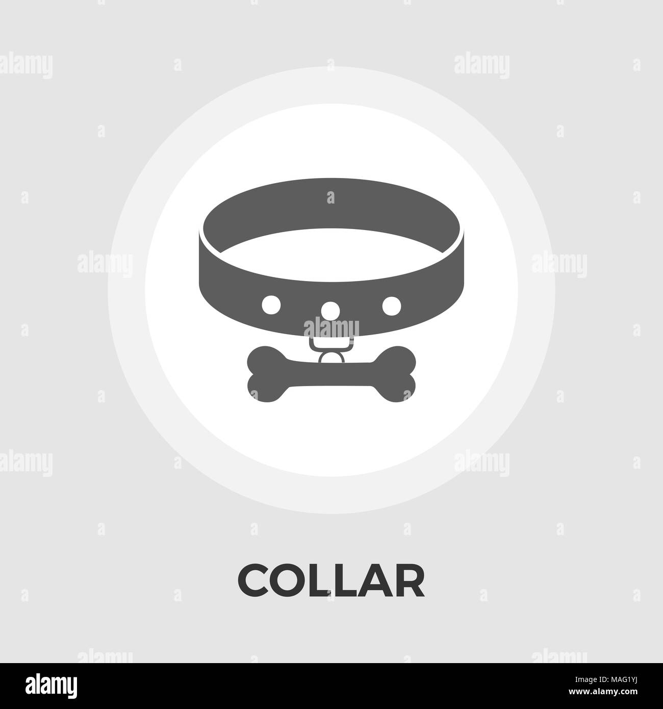 Spike collar Stock Vector Images - Alamy