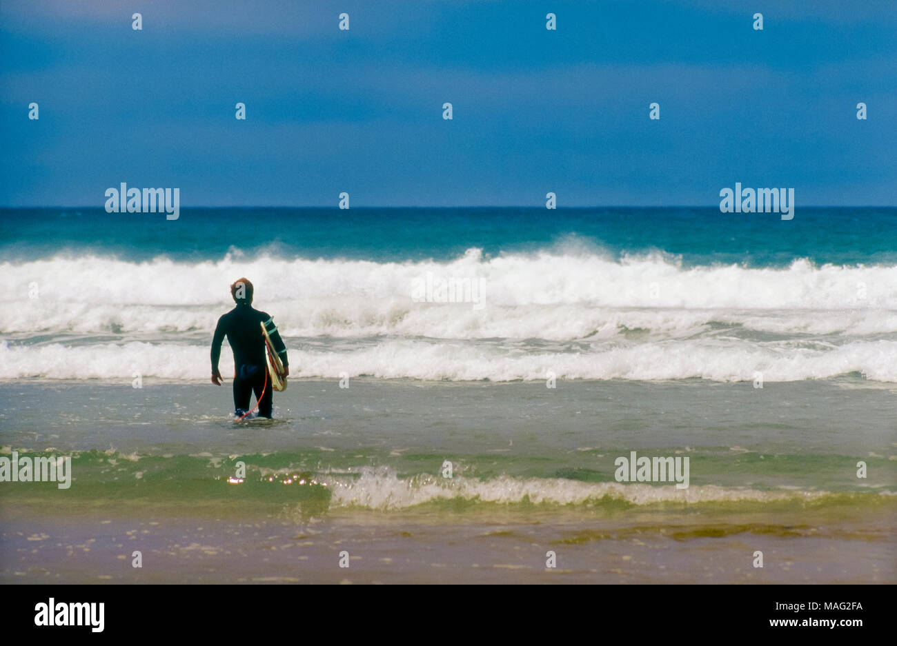 Entering the surf hi-res stock photography and images - Alamy