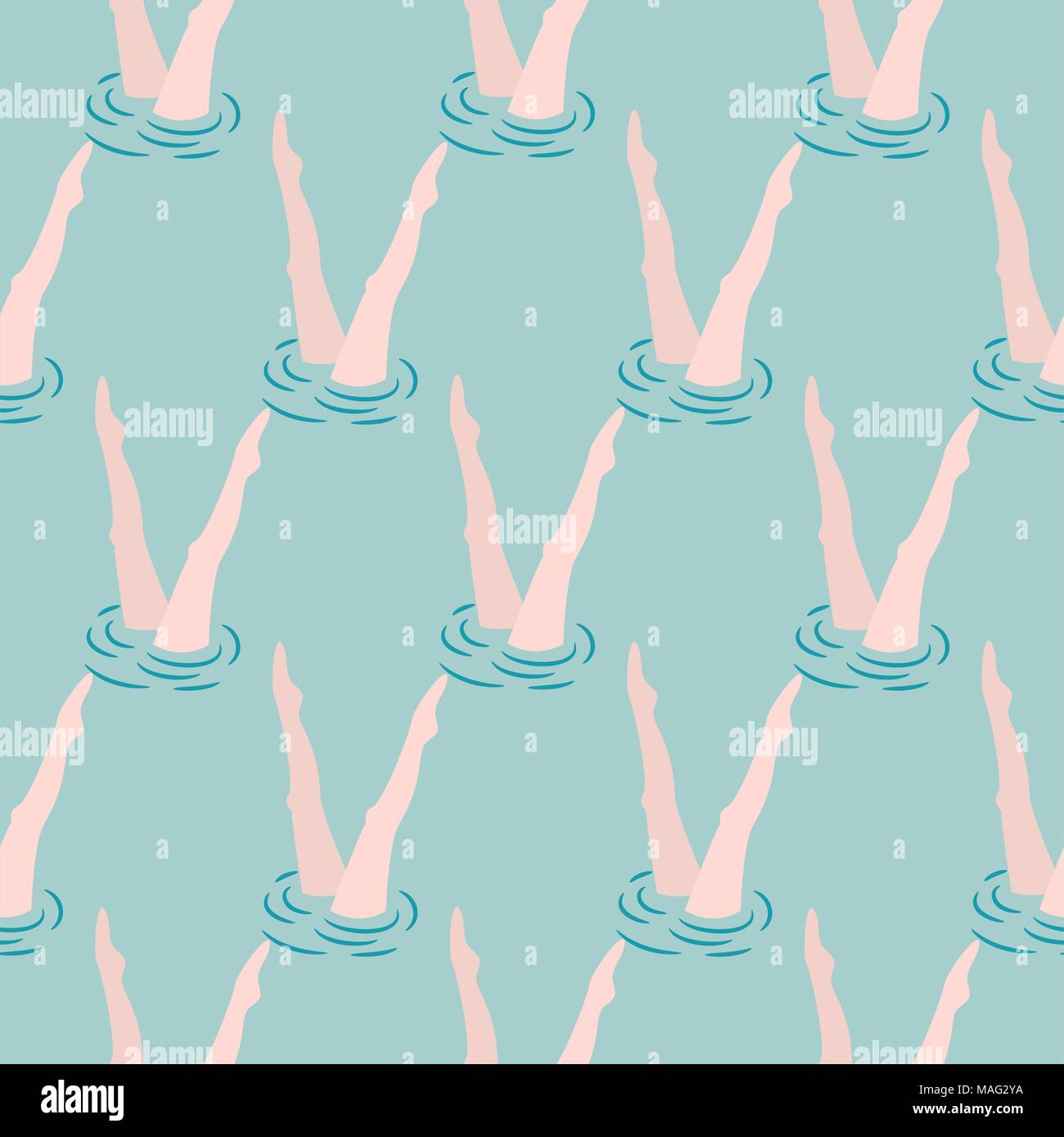 Synchronized swimming legs hi-res stock photography and images - Alamy