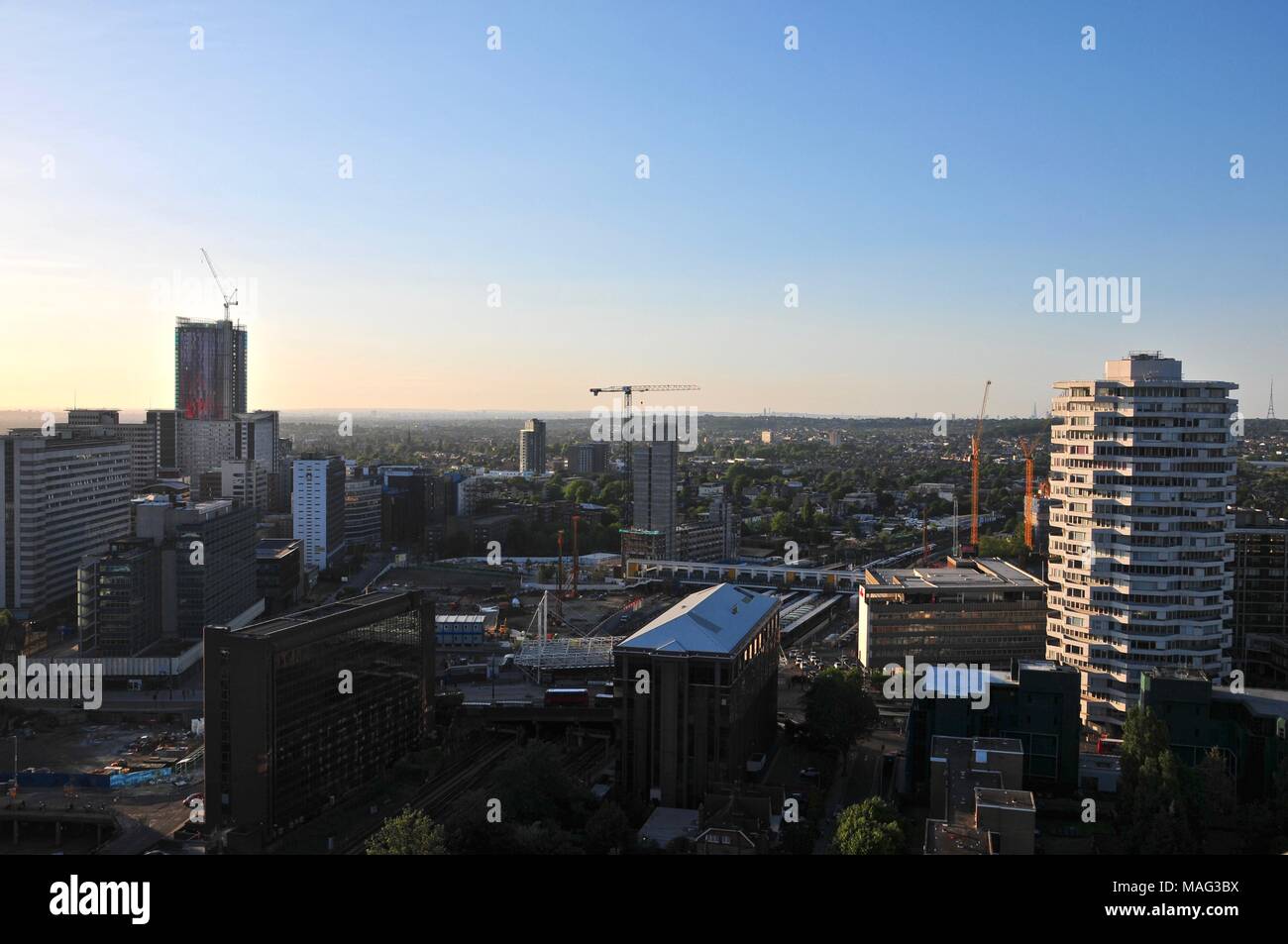 Croydon Skyline taken in June 2015 Stock Photo - Alamy