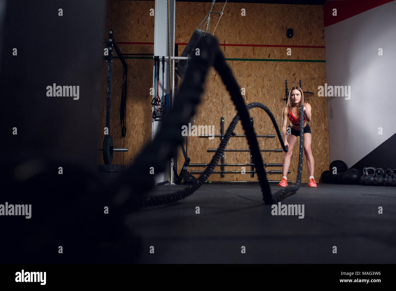 Battling rope hi-res stock photography and images - Alamy