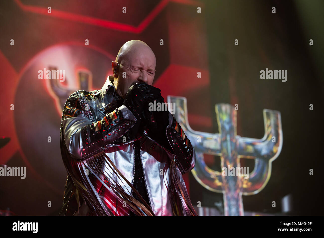 Heavy metal legends Judas Priest on their Firepower tour at Tribute ... Heavy metal legends Judas Priest on their Firepower tour at Tribute ...