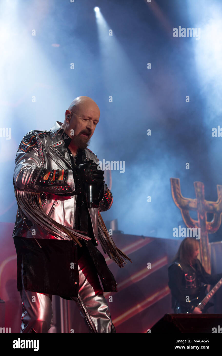 Heavy metal legends Judas Priest on their Firepower tour at Tribute ...