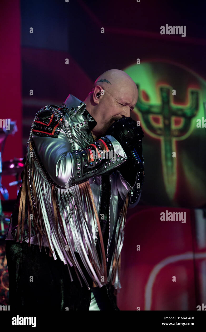 Heavy metal legends Judas Priest on their Firepower tour at Tribute ...