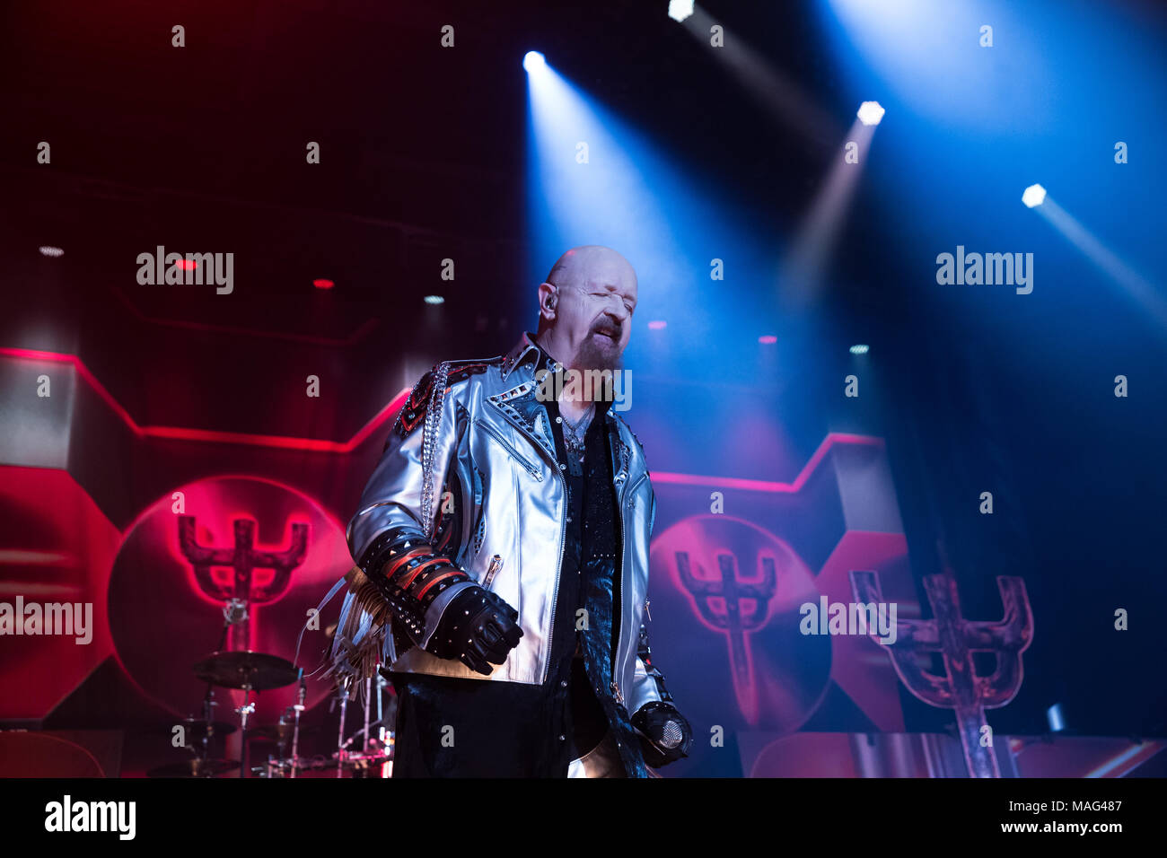 Heavy metal legends Judas Priest on their Firepower tour at Tribute ...